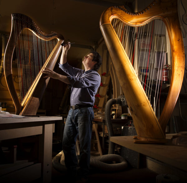 Mark Norris Harps, Maker at Heritage Crafts